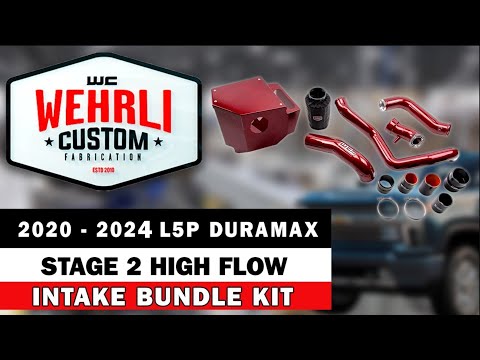 WCFab 2020 - 2025 L5P Duramax Stage 2 High Flow Intake Bundle Kit
