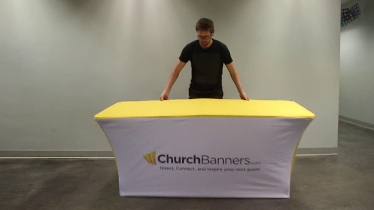 How To Set Up: Stretch Table Cover