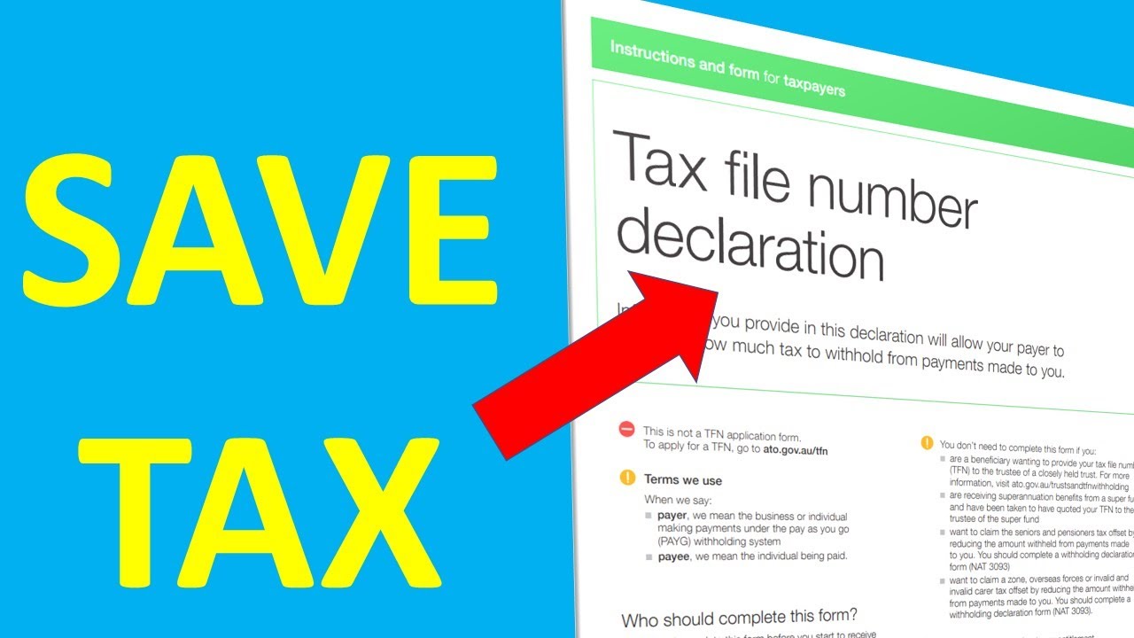 Tax File Number (TFN) Declaration Form Explained 💰 | AUSTRALIA