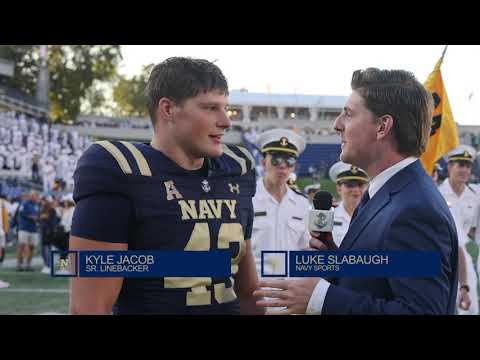 Navy Football Interview: Kyle Jacob vs. Temple