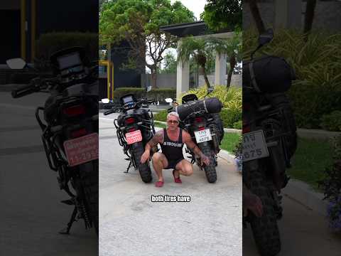 BRIDGESTONE vs MICHELIN ADVENTURE MOTORCYCLE TIRES #hondamotorcycles