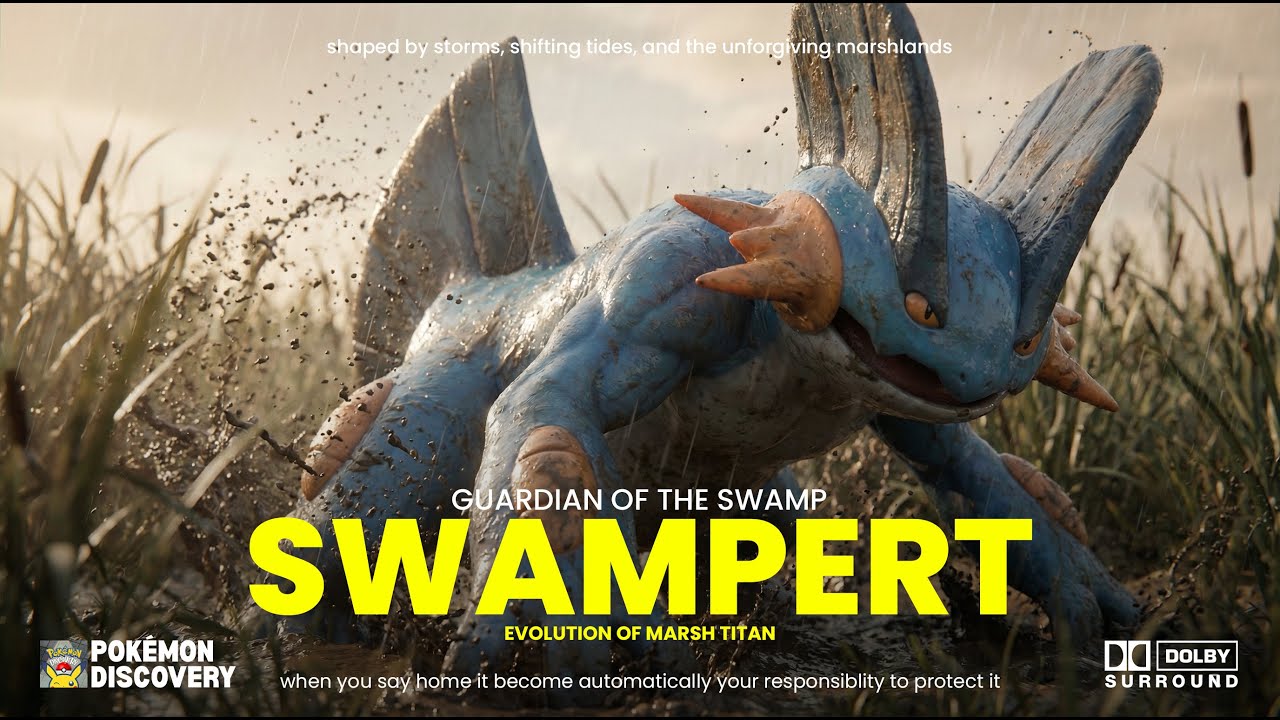 Real Life Pokémon – NatGeo: Swampert | Evolution of a Marsh Titan