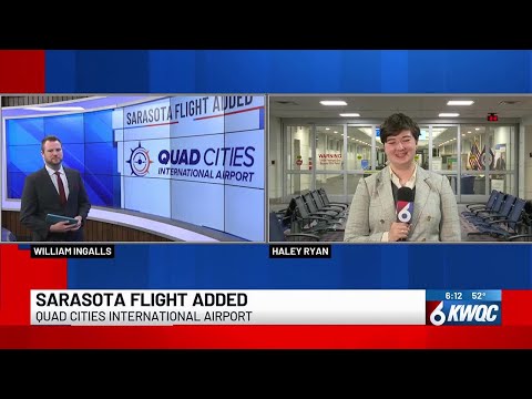 QC Airport launching new Allegiant seasonal service to Sarasota