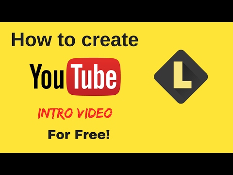 How to Create a Intro for Youtube - Intro for youtube videos