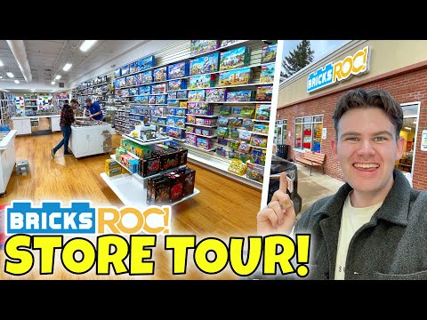 TOUR & LEGO Shopping at 'BricksROC!' LEGO Store in New York!