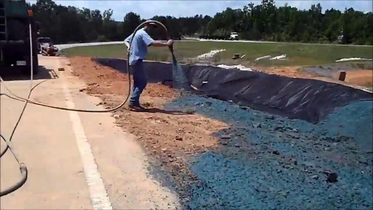 SEDIMENT BASIN - HYDROSEEDING