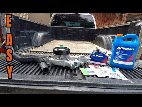How to Change Water Pump and Thermostat - [2000 GMC Sierra 1500]