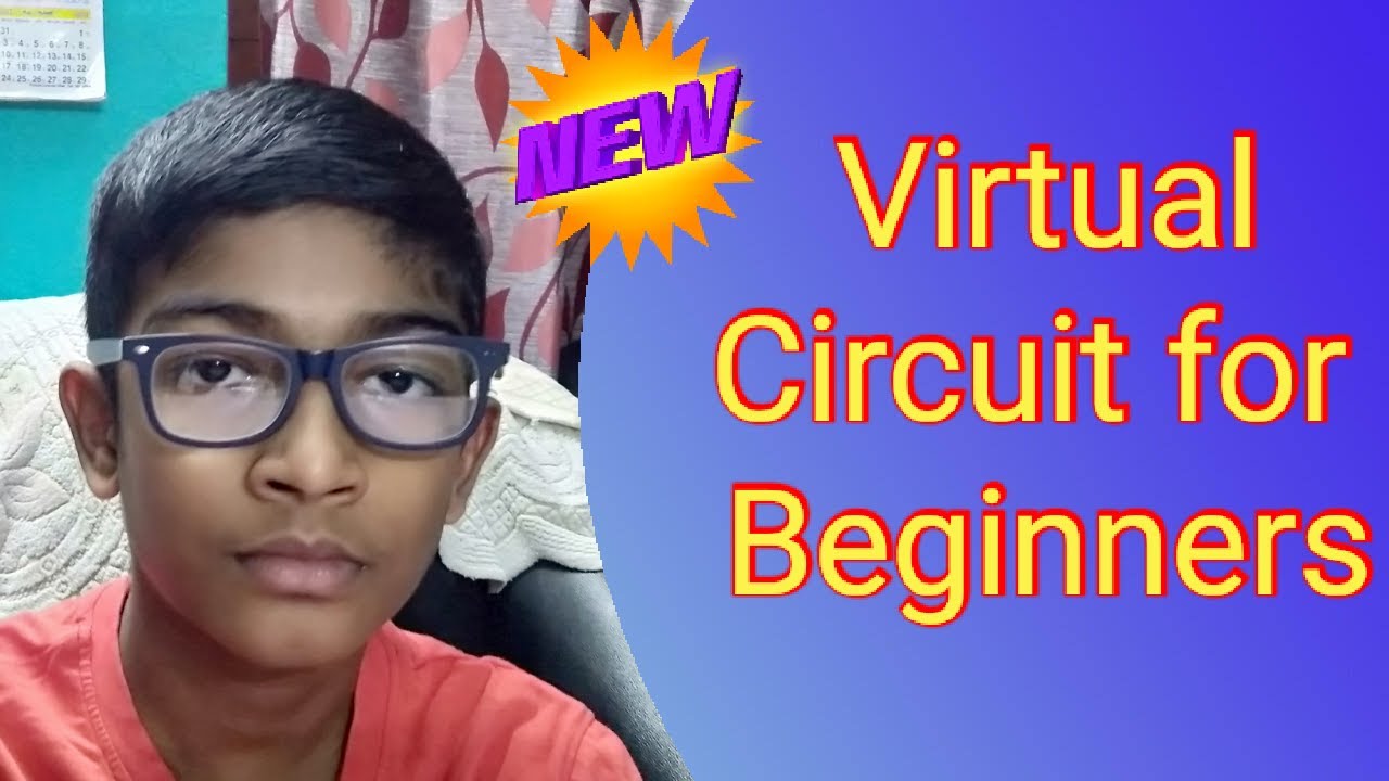 Virtual electric circuits for beginners