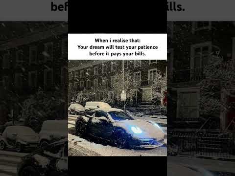 Your dream will test your patience before it pays your bills. #relatable #feed #shorts #viral
