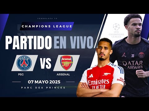 ???? PSG VS ARSENAL PARTIDO EN VIVO / CHAMPIONS LEAGUE SEMIFINALES - JUEGA WILLIAN PACHO
