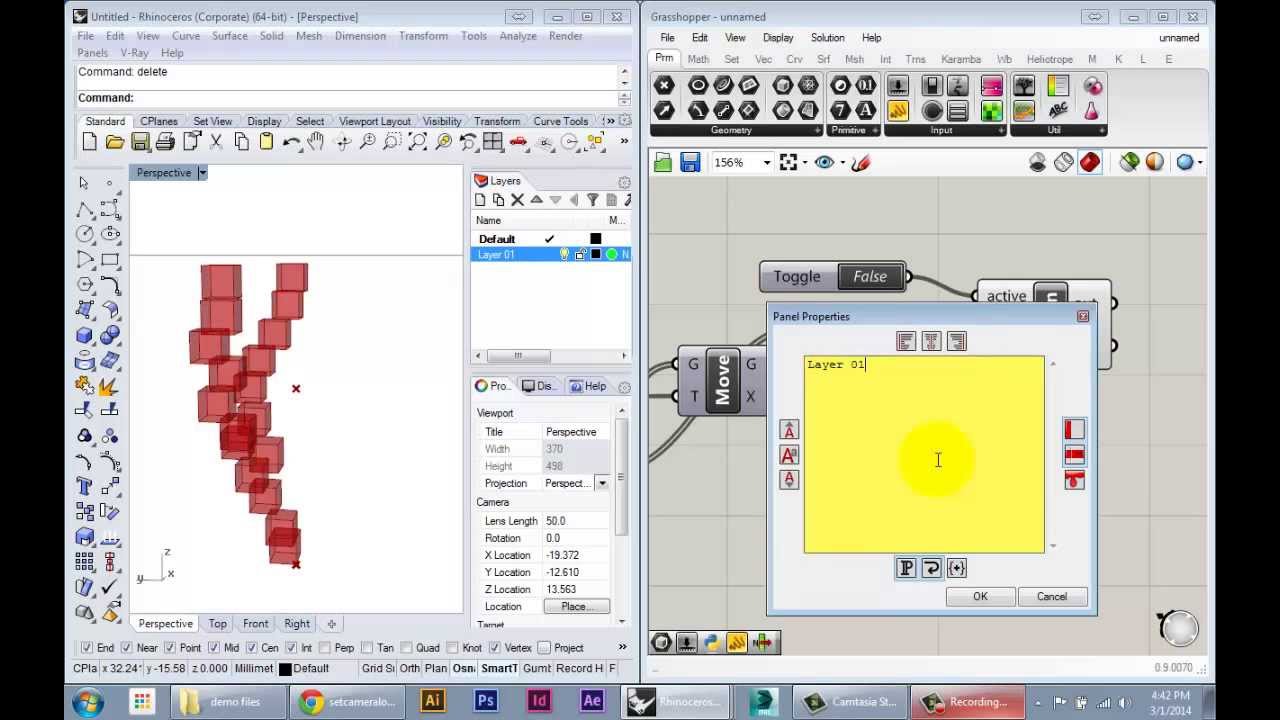 Python Scripting in Grasshopper - Scripting Rhino 2/2