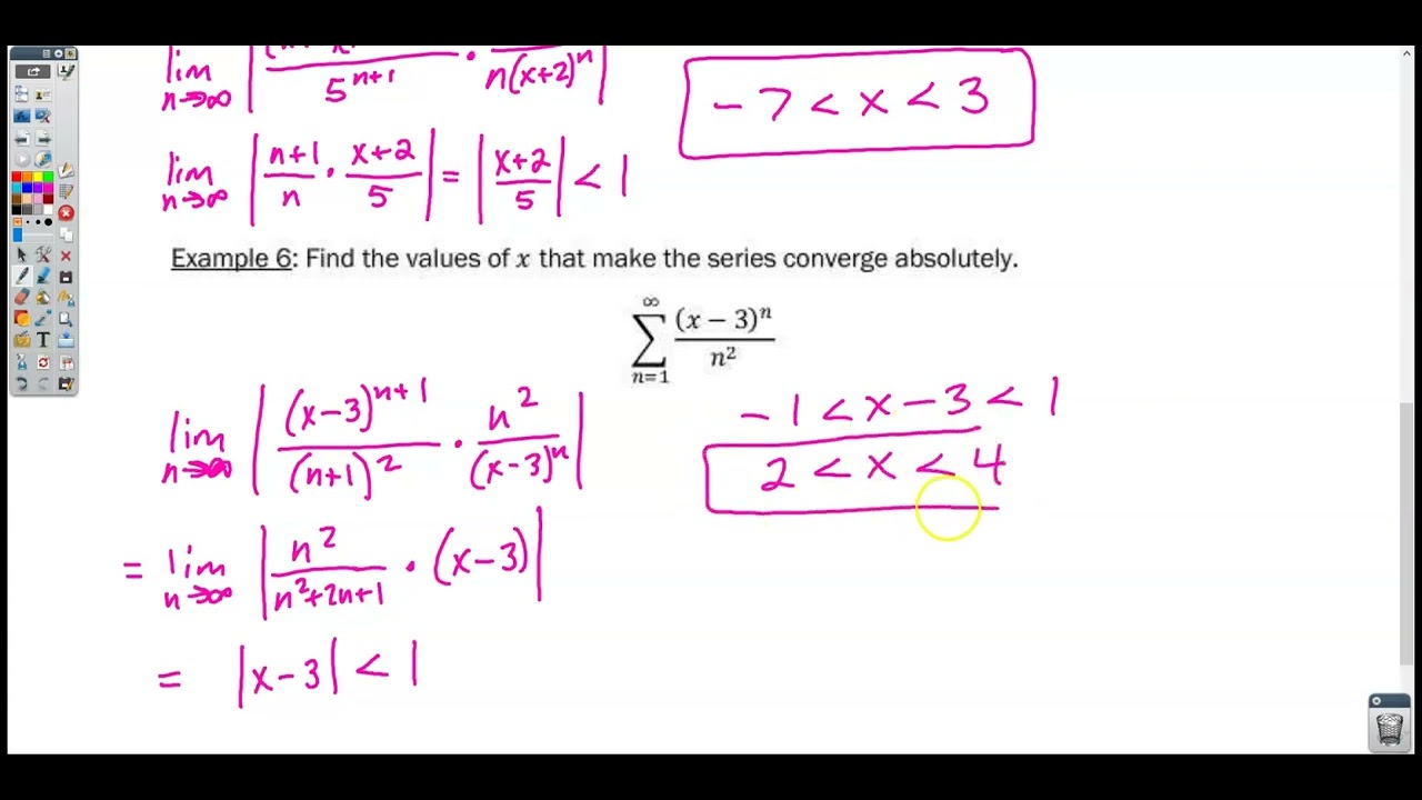 Section 10-9 Video 2- Determining Absolute or Conditional Convergence