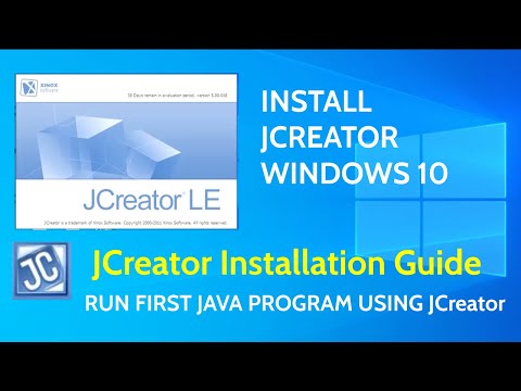 How to Download and Install JCreator | Run First Java Program