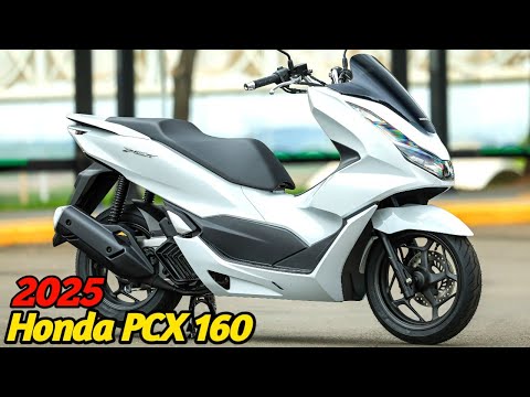 New 2025 Honda PCX 160 CBS (white pearl): Ride in Ultimate White Luxury