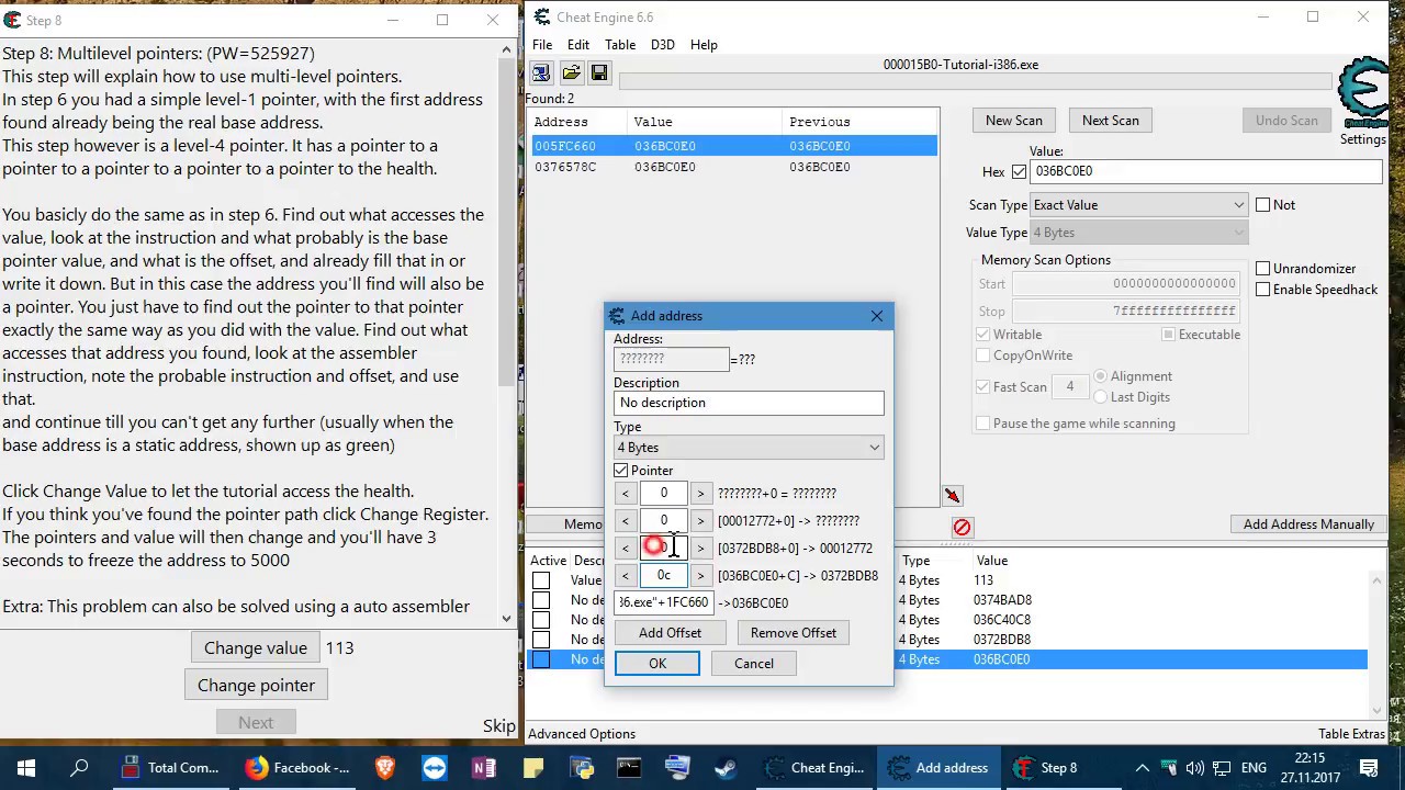Cheat Engine: Multilevel pointers - The fastest way