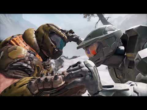 Doom Slayer vs Master Chief god of war mod