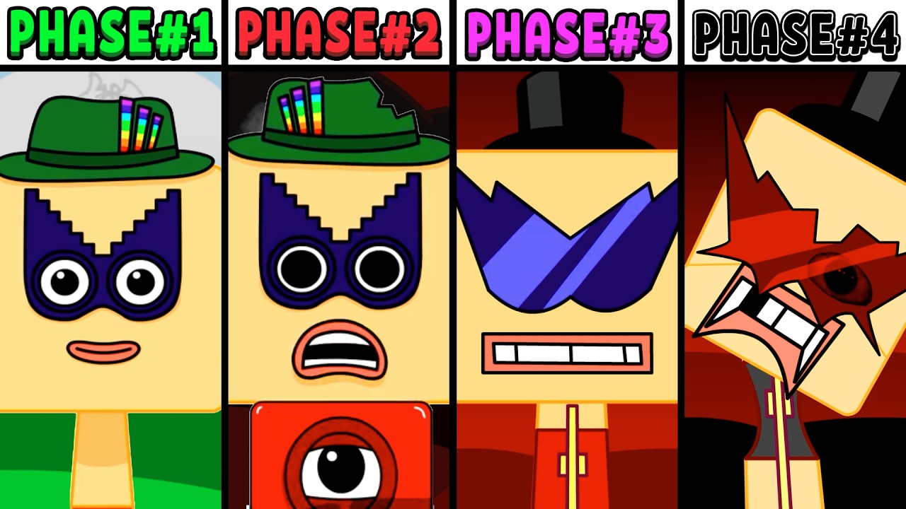 All Phases in New Incredibox Sprunki Oc of Twenty One: From Phase 1 to Phase 4