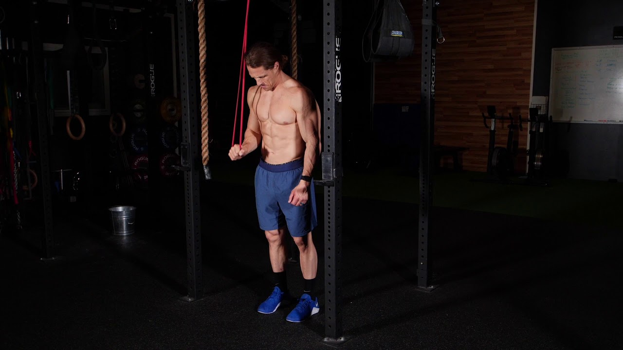 Single Arm Banded Tricep Push Down