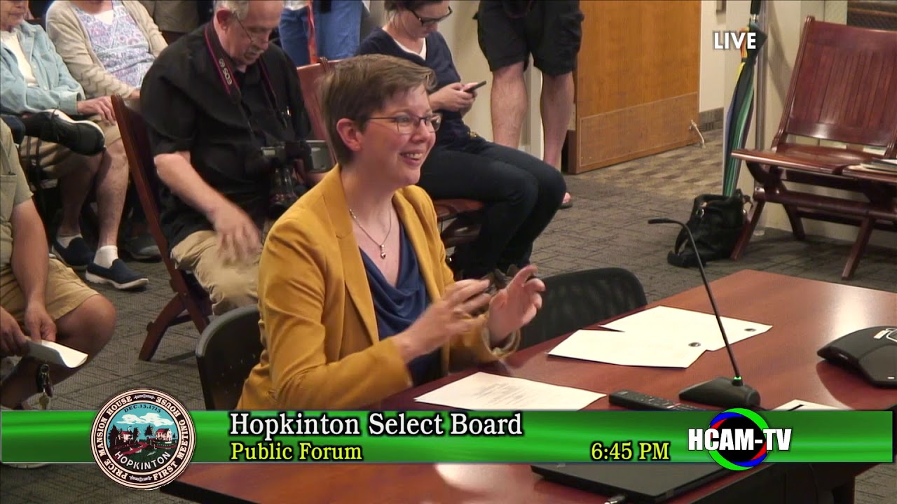 Select Board Meeting: August 13, 2019