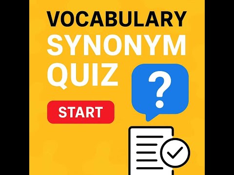 Can you match the right synonyms? Let’s find out!" #toefl Vocabulary Synonyms
