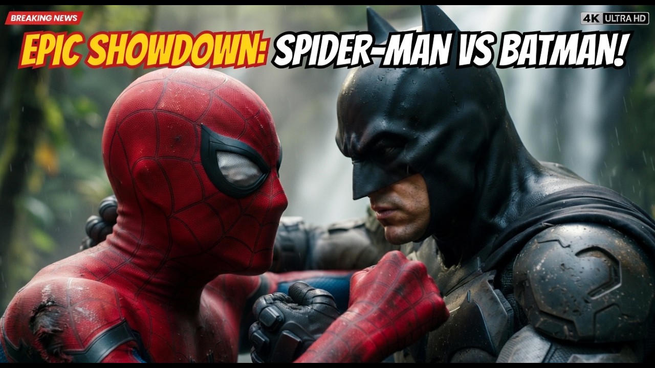 EPIC Showdown! Spider-Man vs Batman Like Never Before !! #Spiderman #Batman #Marvel Vs DC #Seedance