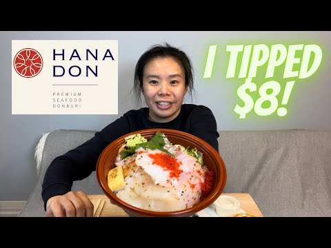 I Ordered Sushi Don (Hana Don Japanese Restaurant & Bar) On Uber Eats & Tipped $8