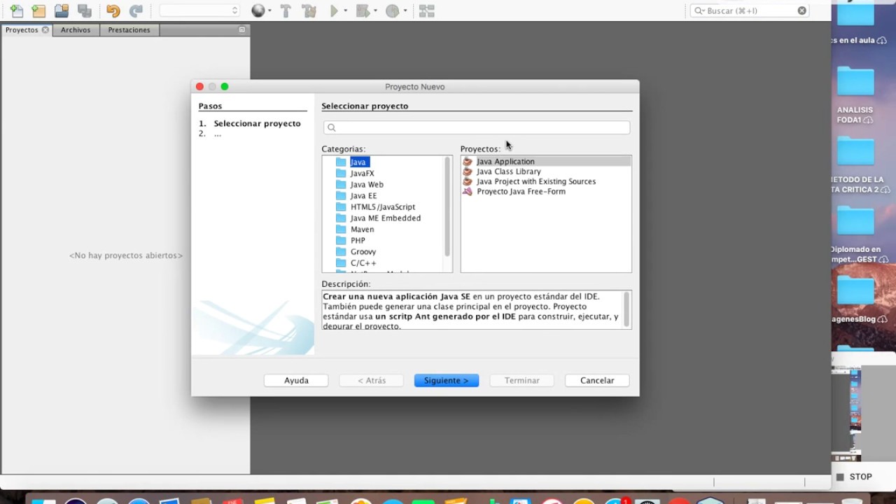 Aplicación en Java usando POO para calcular el área de una figura geométrica Parte 1