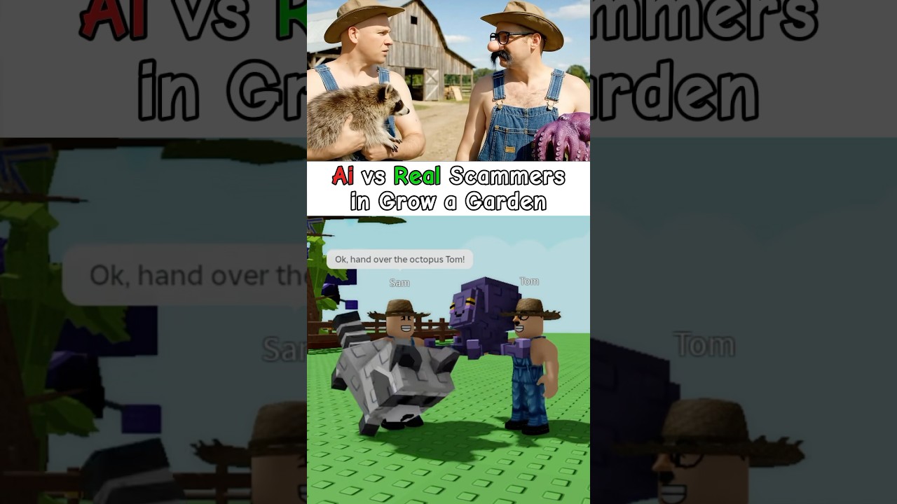 Scammers be like 💀 #roblox #growagarden #shorts #robloxmemes