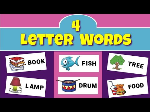 4 Letter Words That Every Kid NEEDS to Know!