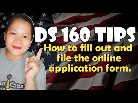 ππ§DS 160/ NONIMMIGRANT VISA APPLICATION/ TIPS/ PROCESS