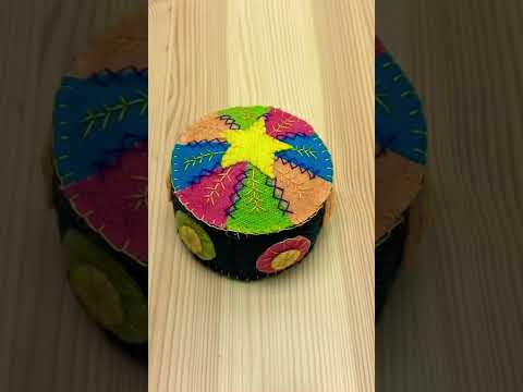 #shorts Pincushion Pie Wool Appliqué DIY Kit