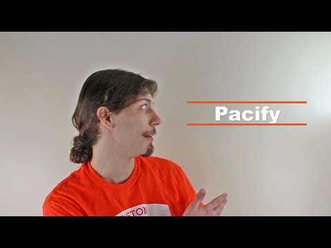 BIA's Vocab Drill of the Day - Pacify
