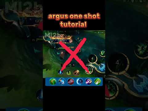 Argus one shot Tutorial mobile legends #ml2b #argus #tutorial #mlbbesports #argusnews