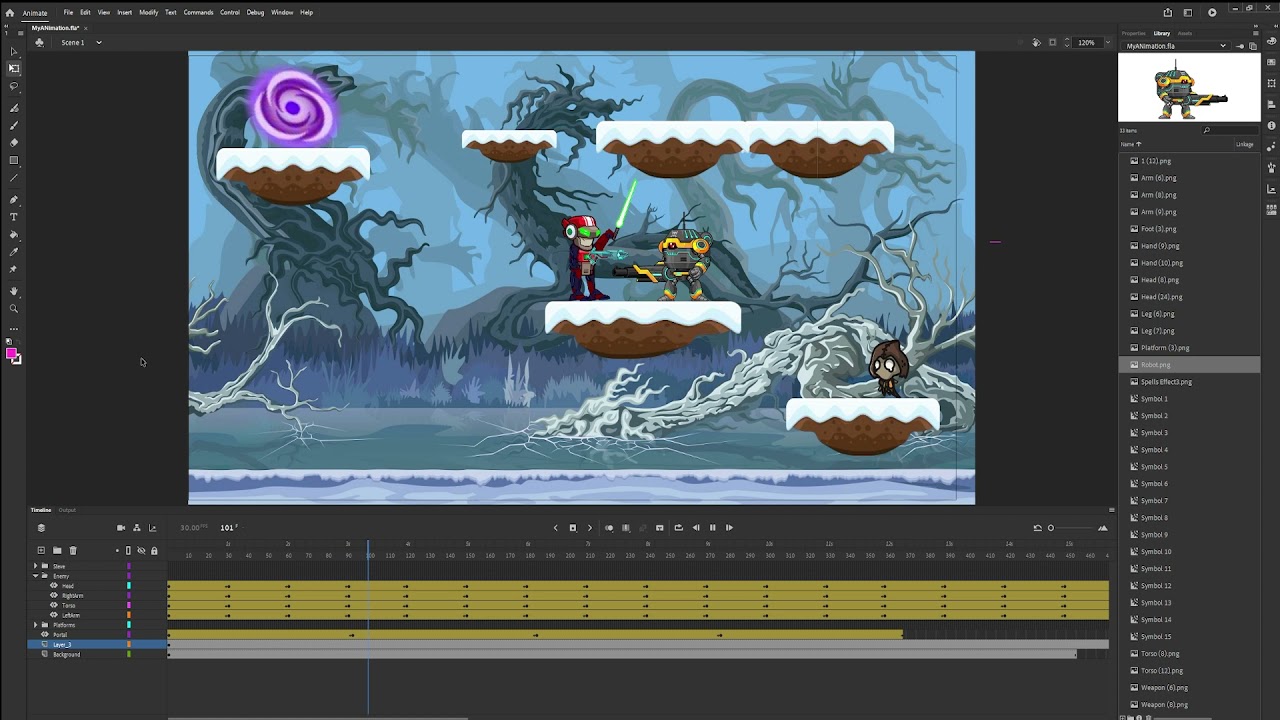 Adobe Animate Week 3   Step 5 Your Game