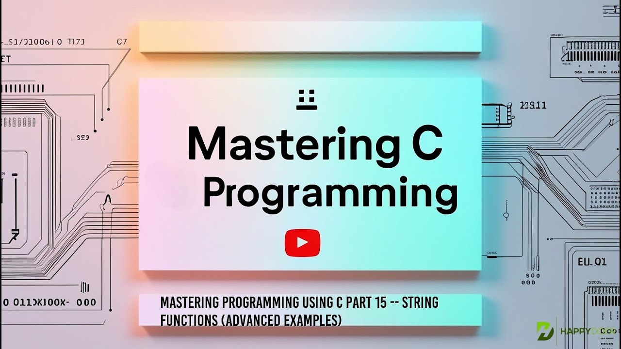 🔧 Mastering Programming Using C Part 15 – String Functions (Advanced Examples) 🧵
