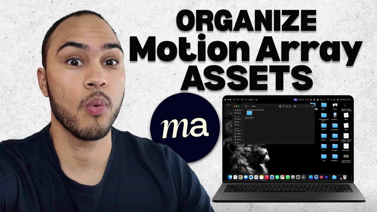 How to Organize Templates and Assets in Motion Array (Clean Editing Workflow)