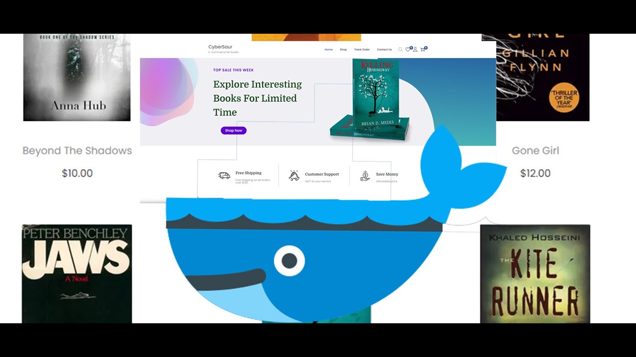 Creating E-commerce website using Docker