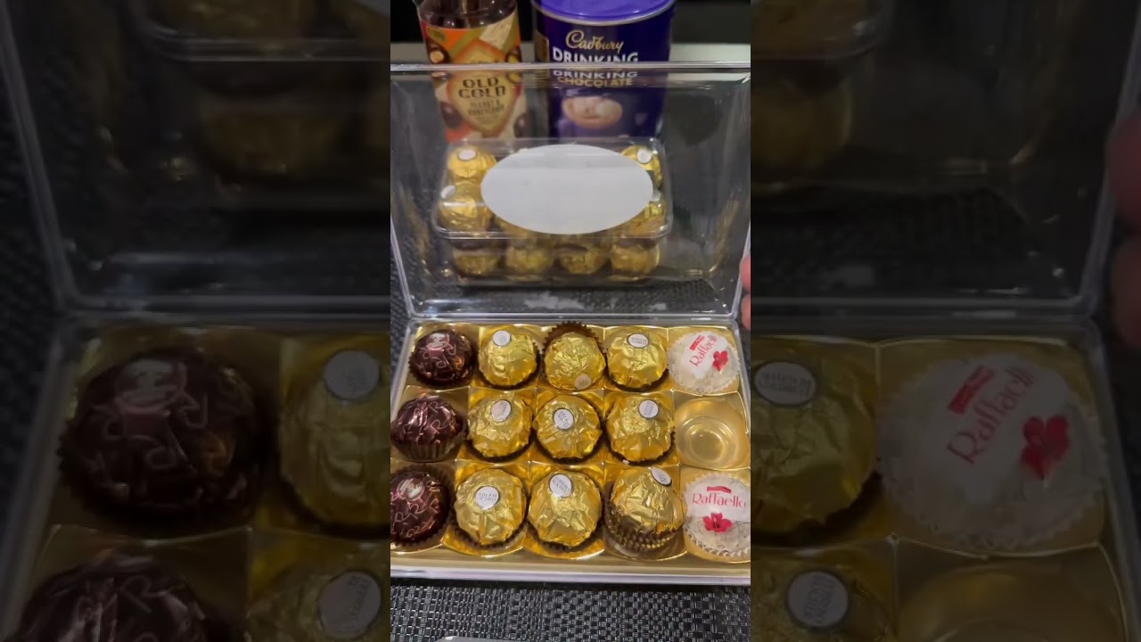 Ferrero collection |ferrero rondnoir |raffaello |#asmr #foodie #shorts#fyp