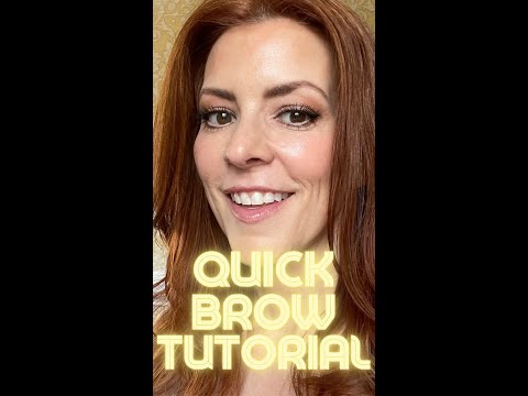 Quick brow tutorial using Lily Lolo Eyebrow Duo and Angled Brow Spoolie Brush.