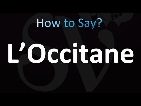 How to Pronounce L'OCCITANE (French)