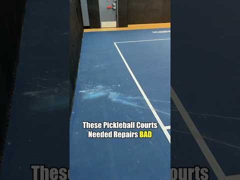 These Pickleball Courts Needed Repairs BAD