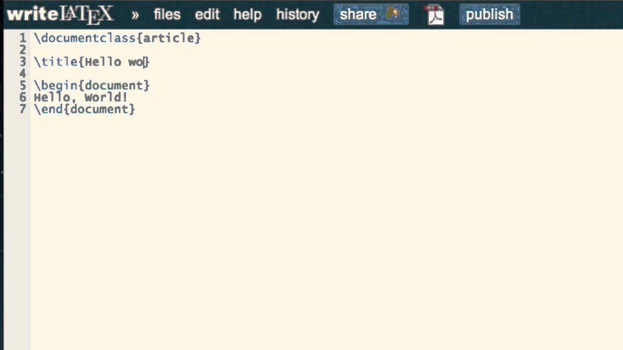 Basic LaTeX 02: Including Titles