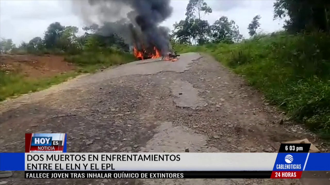Dos muertos dejan enfrentamientos entre Eln y Epl en el Catatumbo