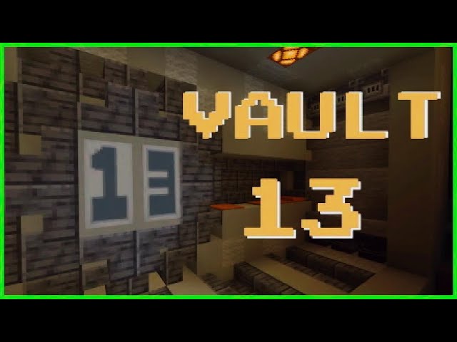 Fallout 1 Vault 13 Entrance Minecraft Map