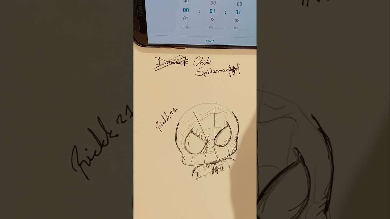 1 minute Chibi Spiderman
