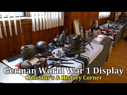 German World War 1 Display | Collector's & History Corner