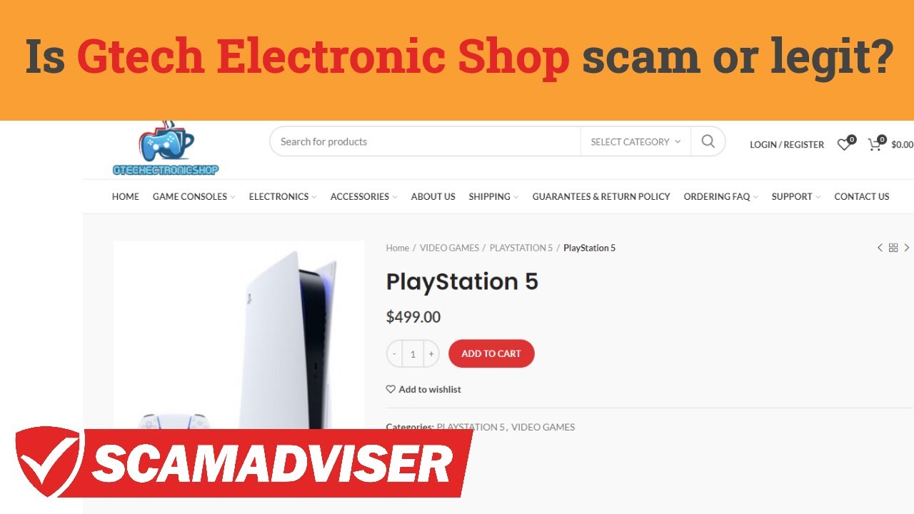 Gtech Electronic Shop reviews! Is GtechElectronicShop.com legit or scam? Watch before order!