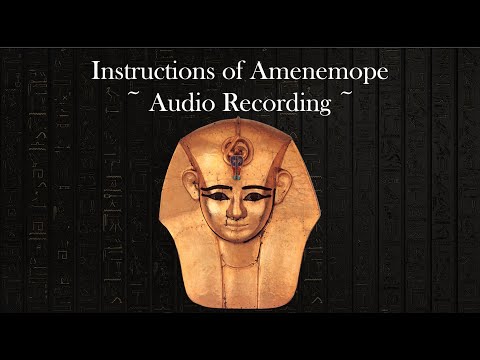 Instructions/Proverbs of Amenemope~720hz Healing Frequency~Audio Recording~Audiobook~Laws of Maat