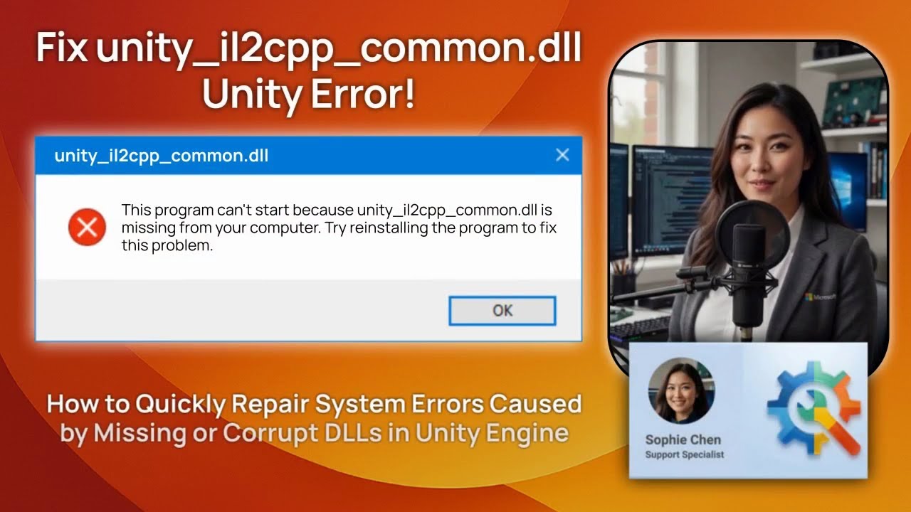 Fix unity_il2cpp_common.dll Unity Error!