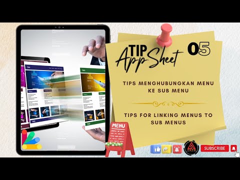 05 Tips Menghubungkan Menu ke Submenu di AppSheet Tanpa Error